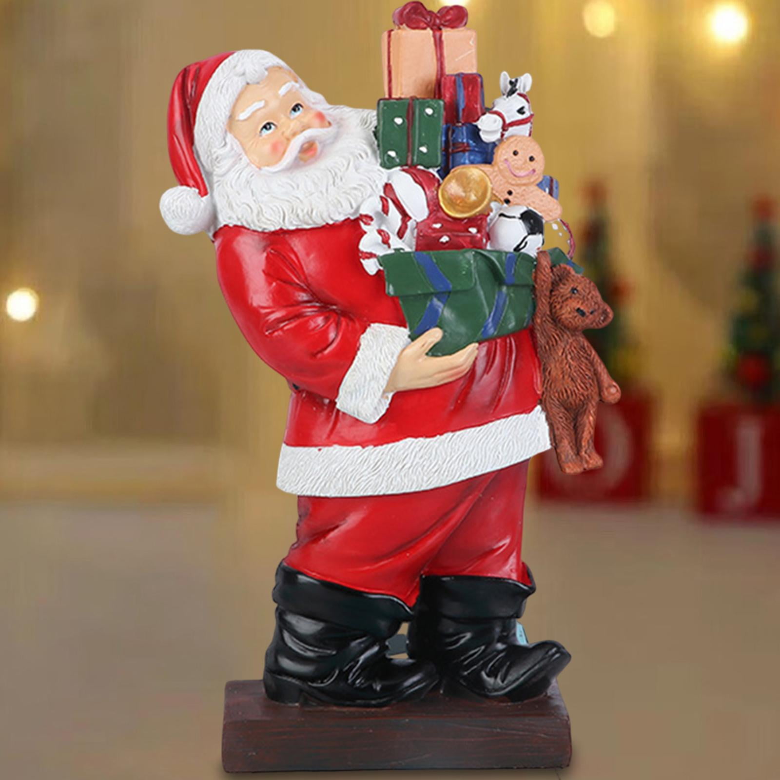 Santa Claus Doll,Christmas Collectible Figurines Xmas Decorations ...