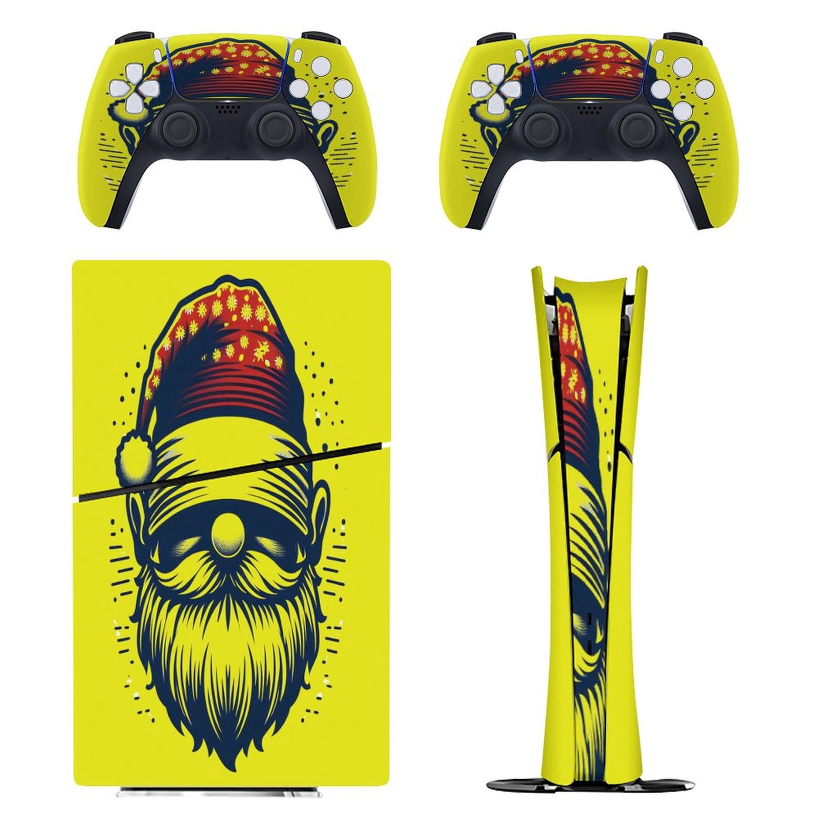 Santa Claus, Head Picture PS5/PS5 Slim Digital Disc Skin Sticker For ...