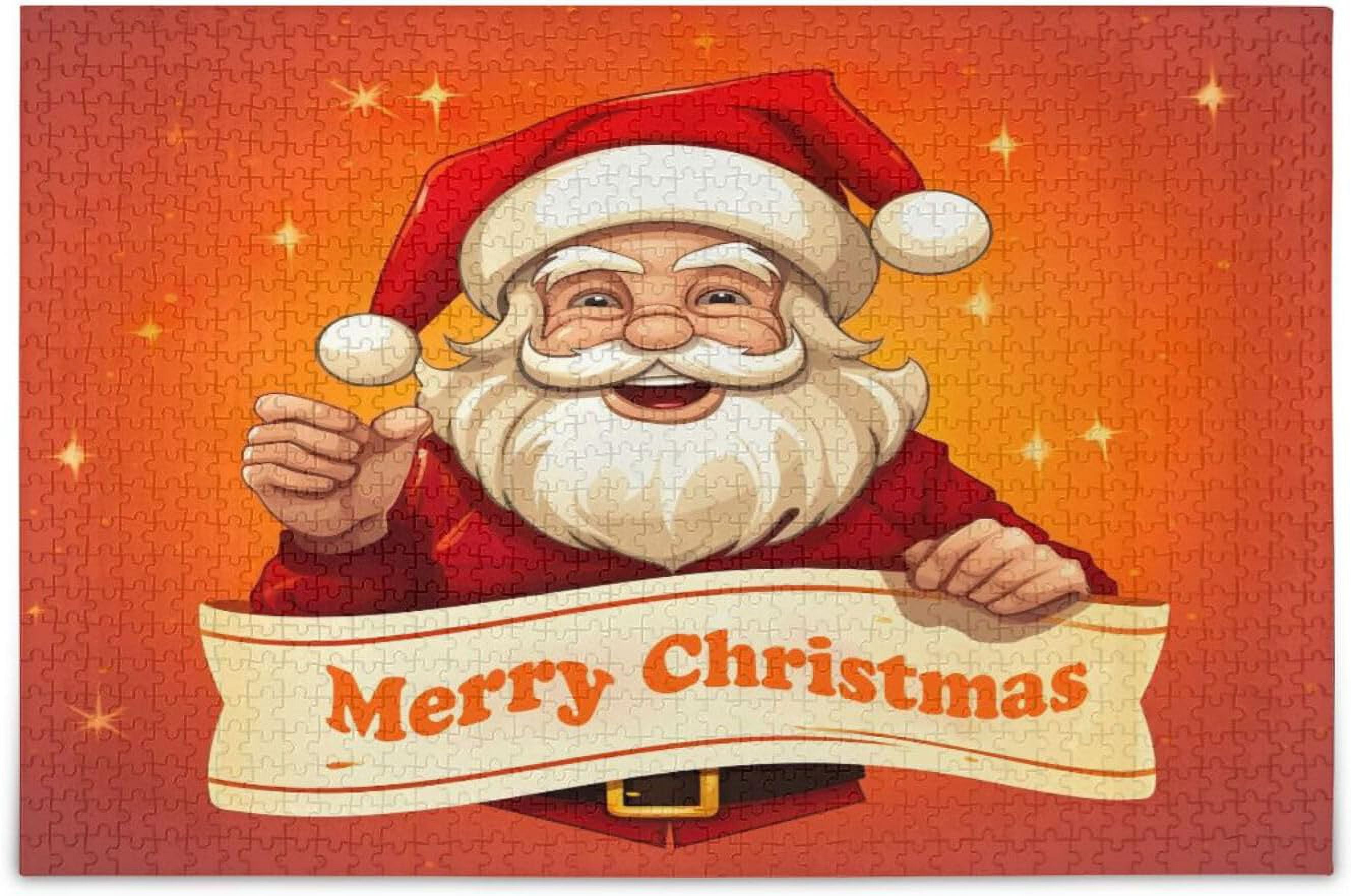 Santa Claus Jigsaw Puzzles 500 PiecesPuzzles for Adults Family Game ...