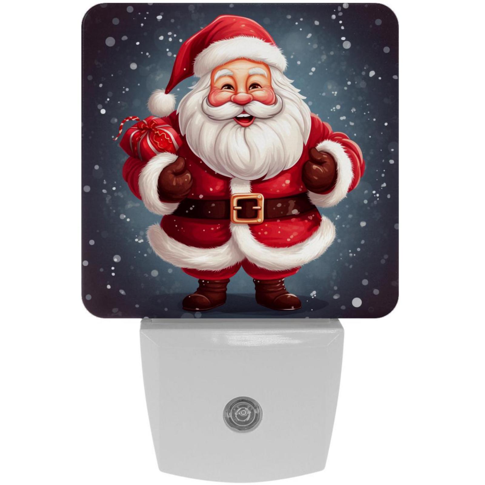 Santa Claus LED Square Night Lights - Compact and Multifunctional ...