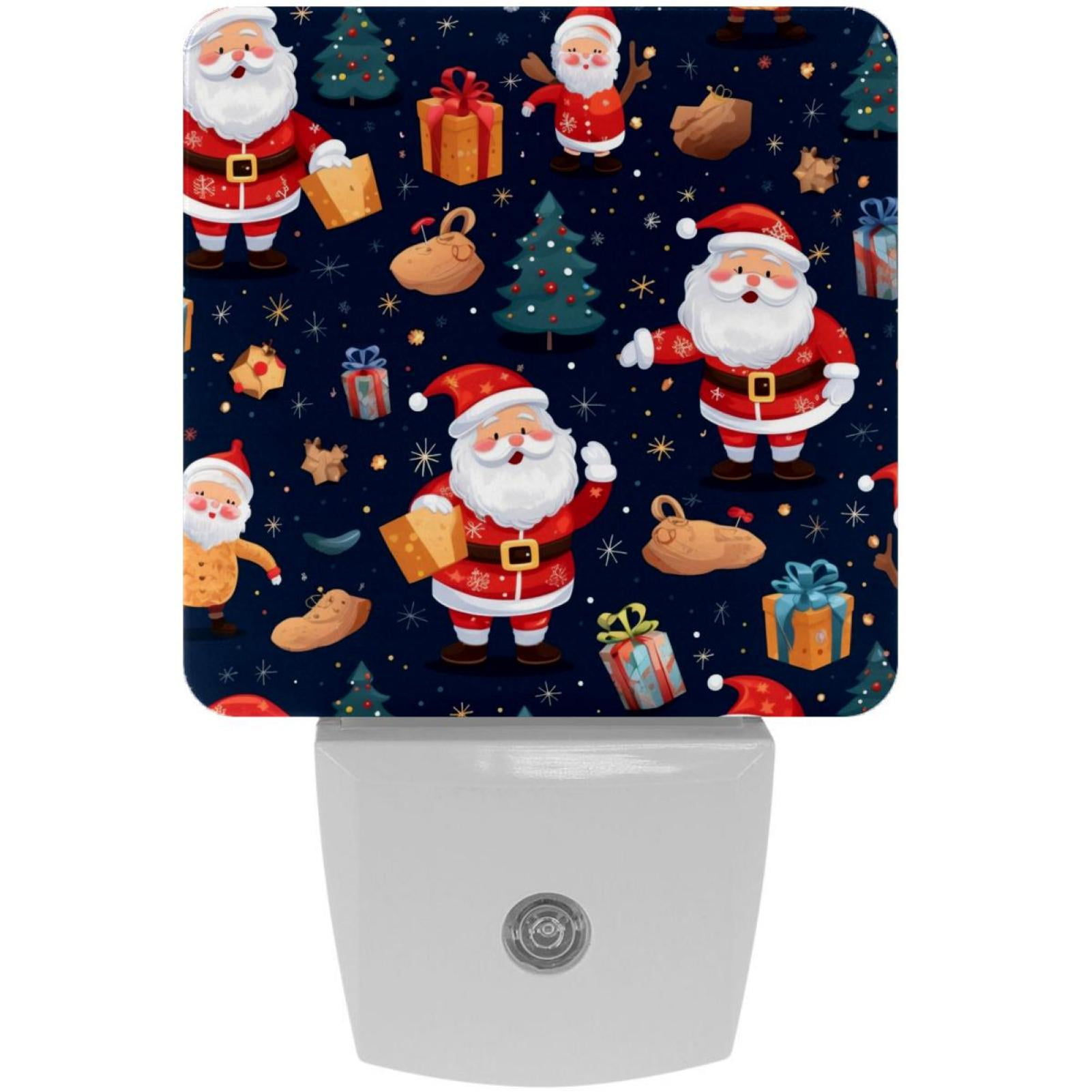 Santa Claus LED Square Night Lights - Compact and Multifunctional ...