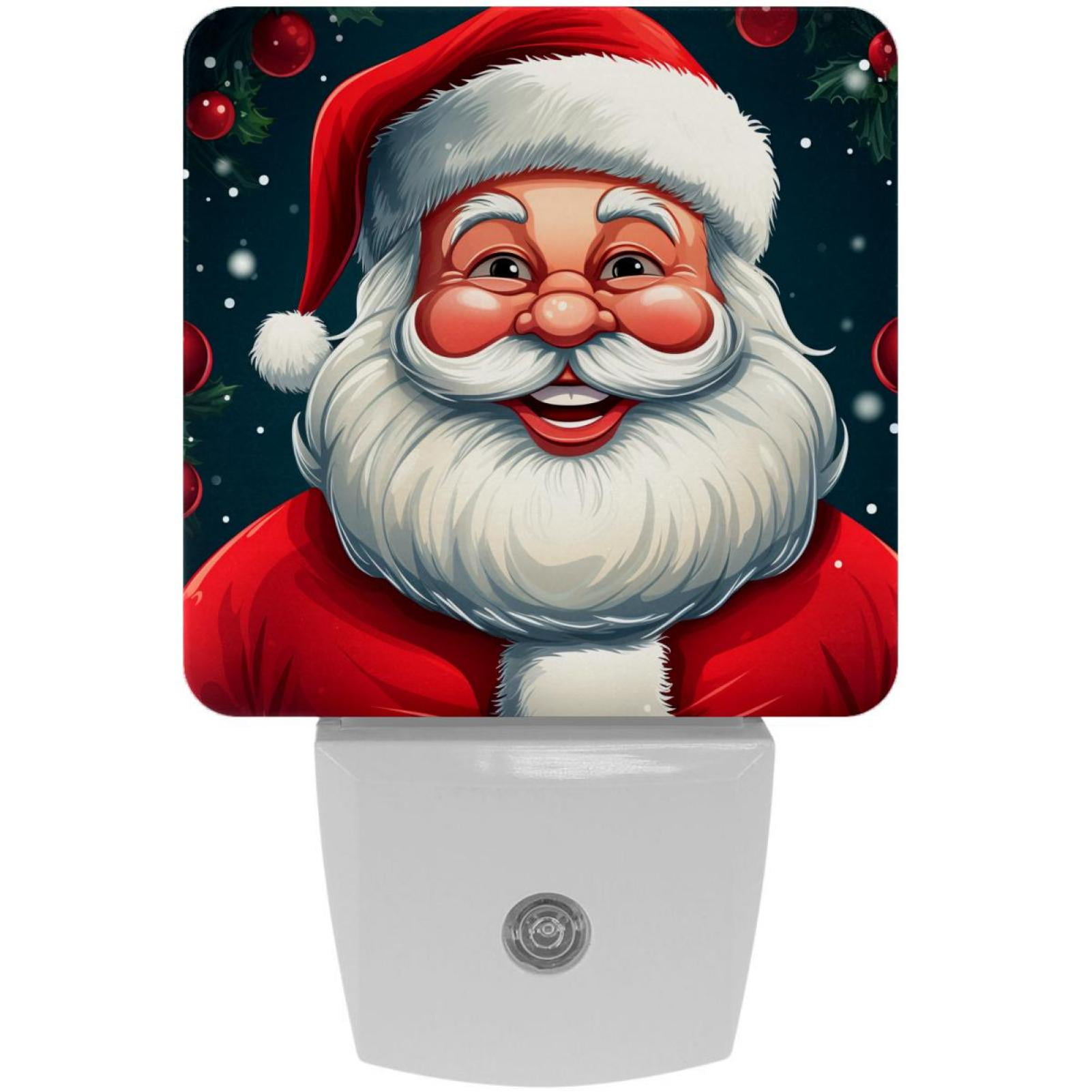 Santa Claus LED Square Night Lights - Elegant and Energy Efficient ...