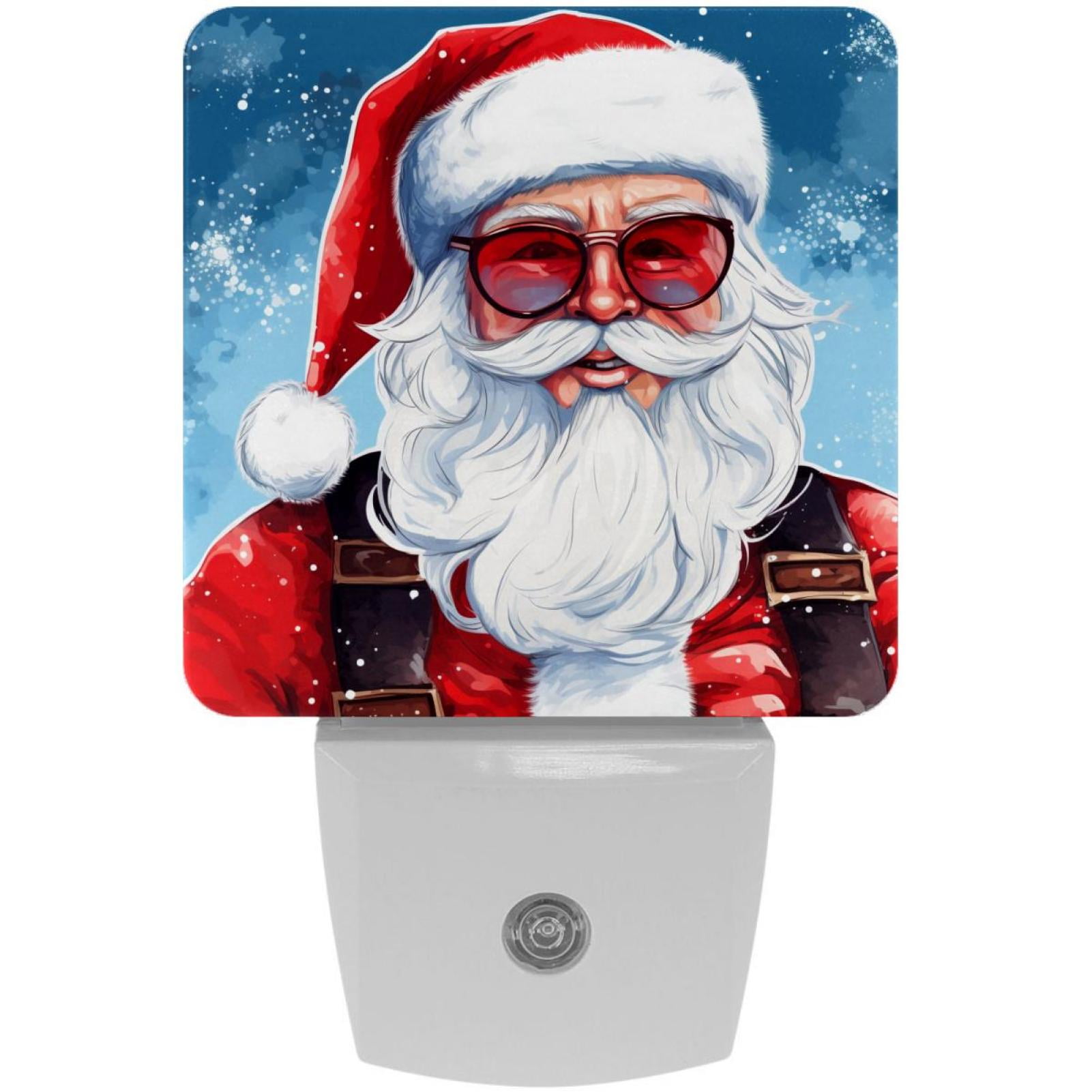 Santa Claus LED Square Night Lights - Energy Efficient and Sleek Design ...