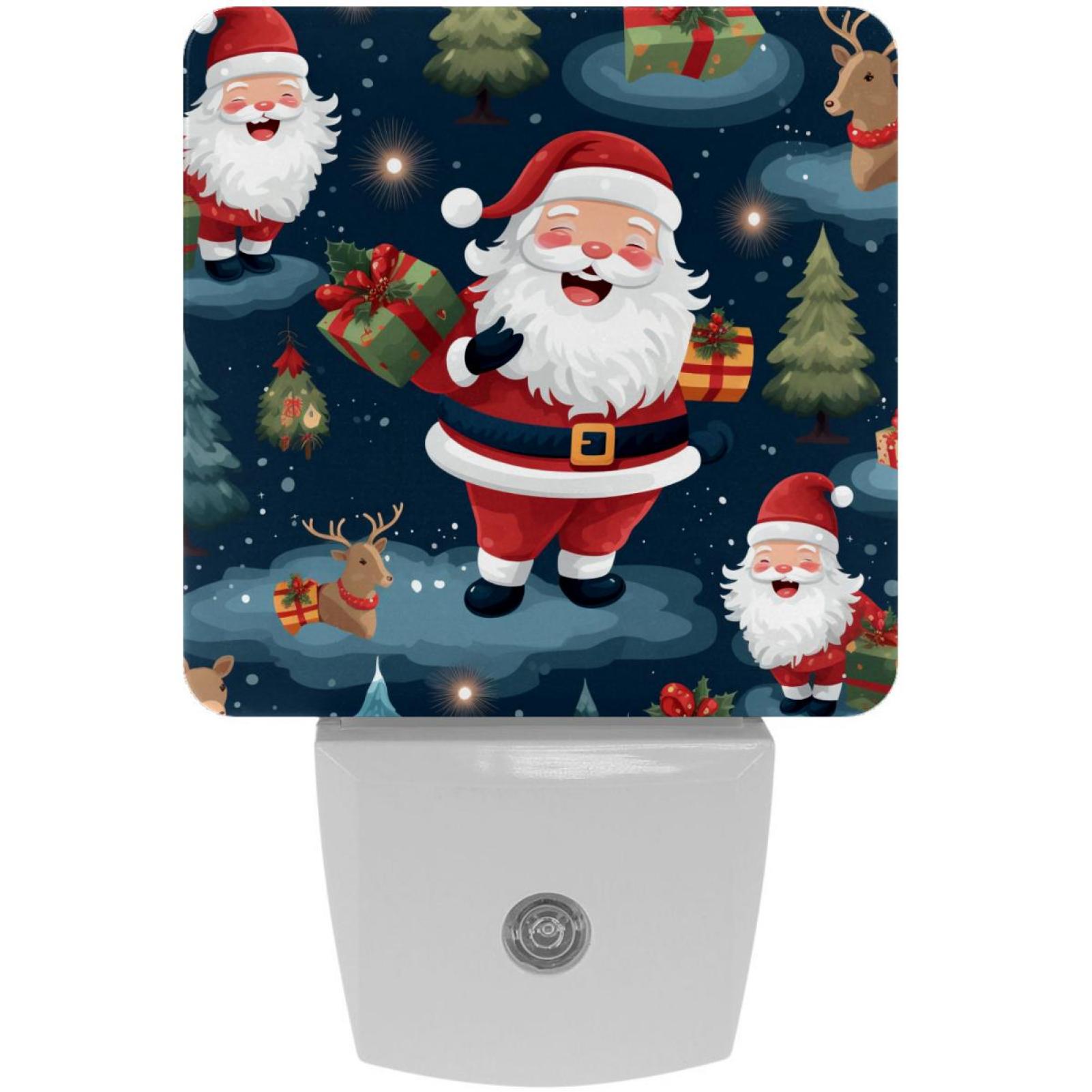 Santa Claus LED Square Night Lights- Energy Efficient and Stylish ...