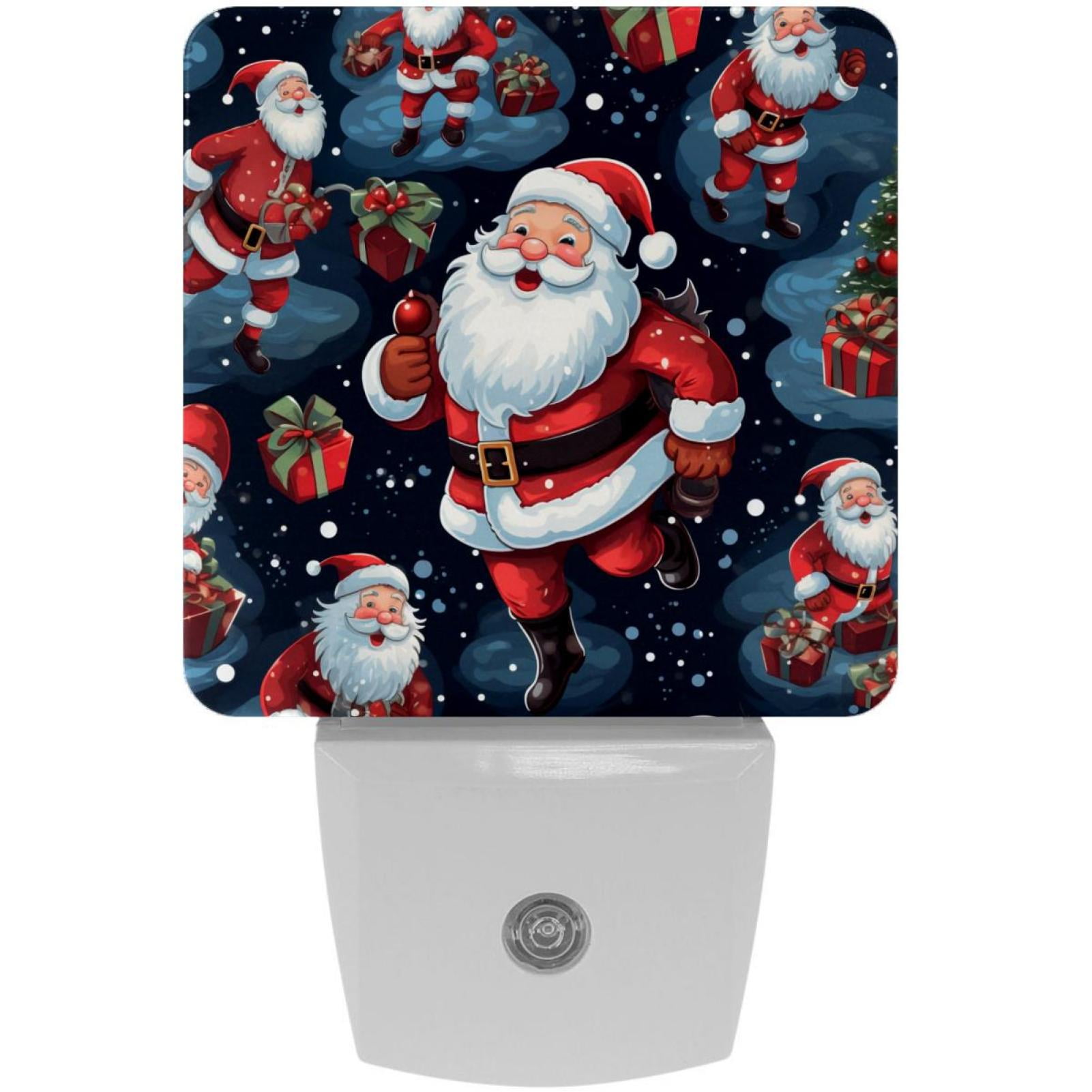 Santa Claus LED Square Night Lights- Energy Efficient and Stylish ...