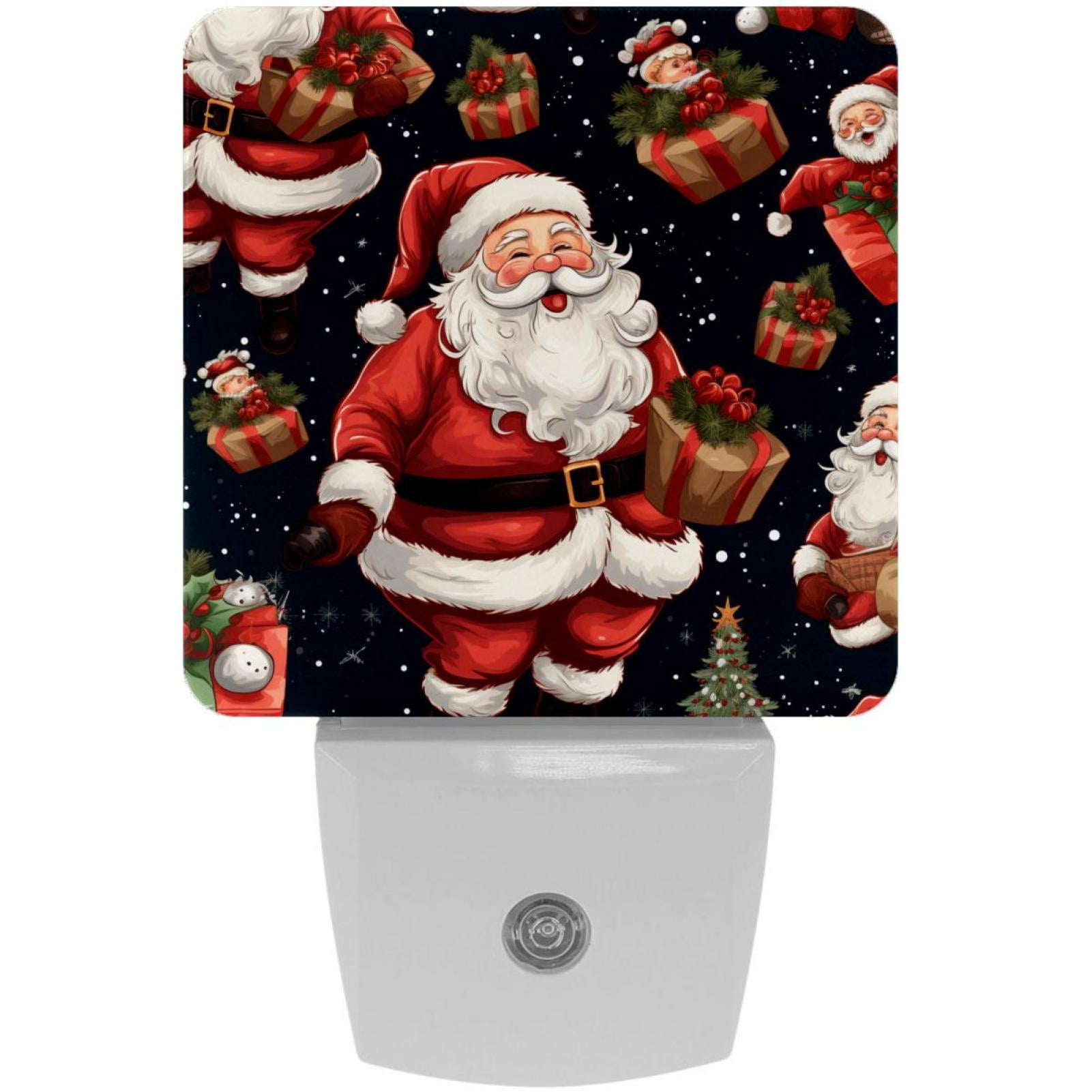 Santa Claus LED Square Night Lights- Modern and Energy Efficient ...