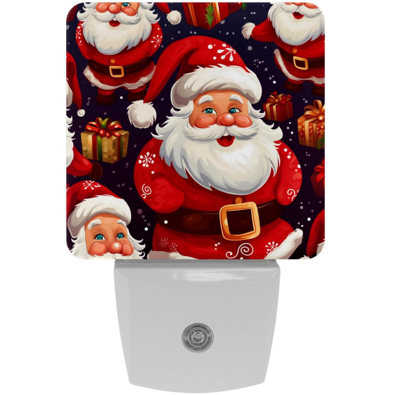 Santa Claus LED Square Night Lights- Modern and Energy Efficient ...