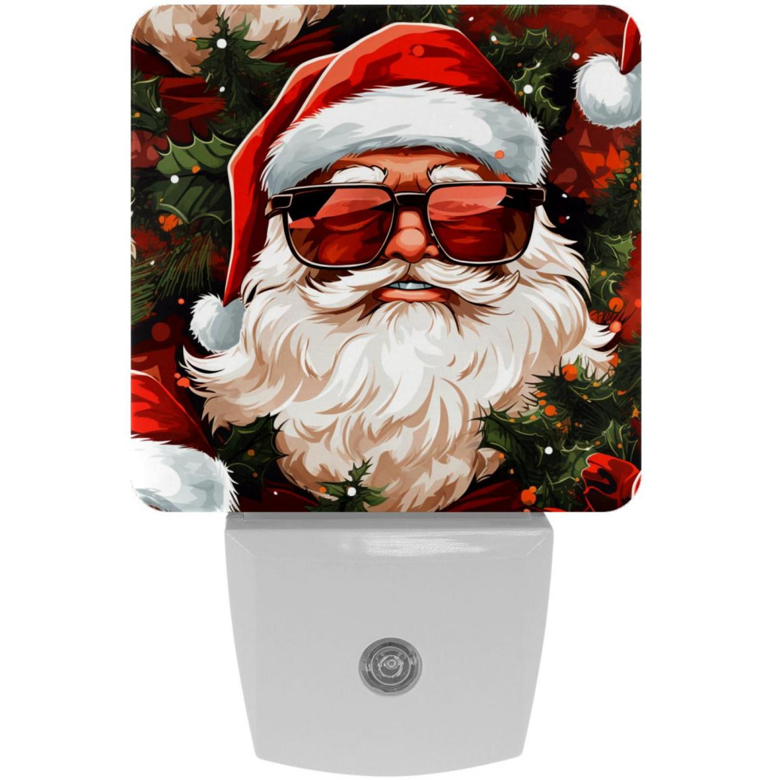 Santa Claus LED Square Night Lights - Stylish and Functional Nightlight ...