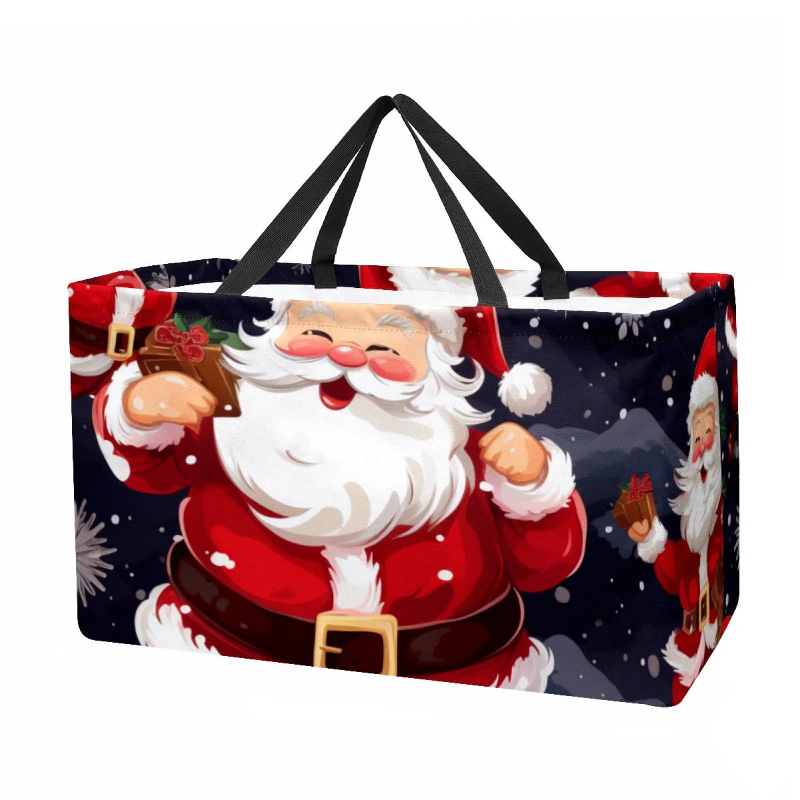 Santa Claus Large Foldable Oxford Cloth Laundry Bag | Multipurpose ...