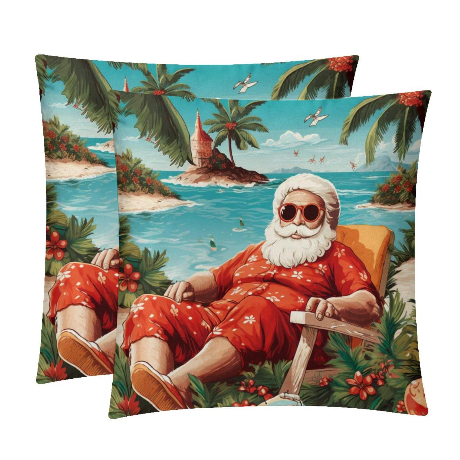 Santa Claus Pillow Covers Inserts, Decorative Pillows, Throw Pillows ...