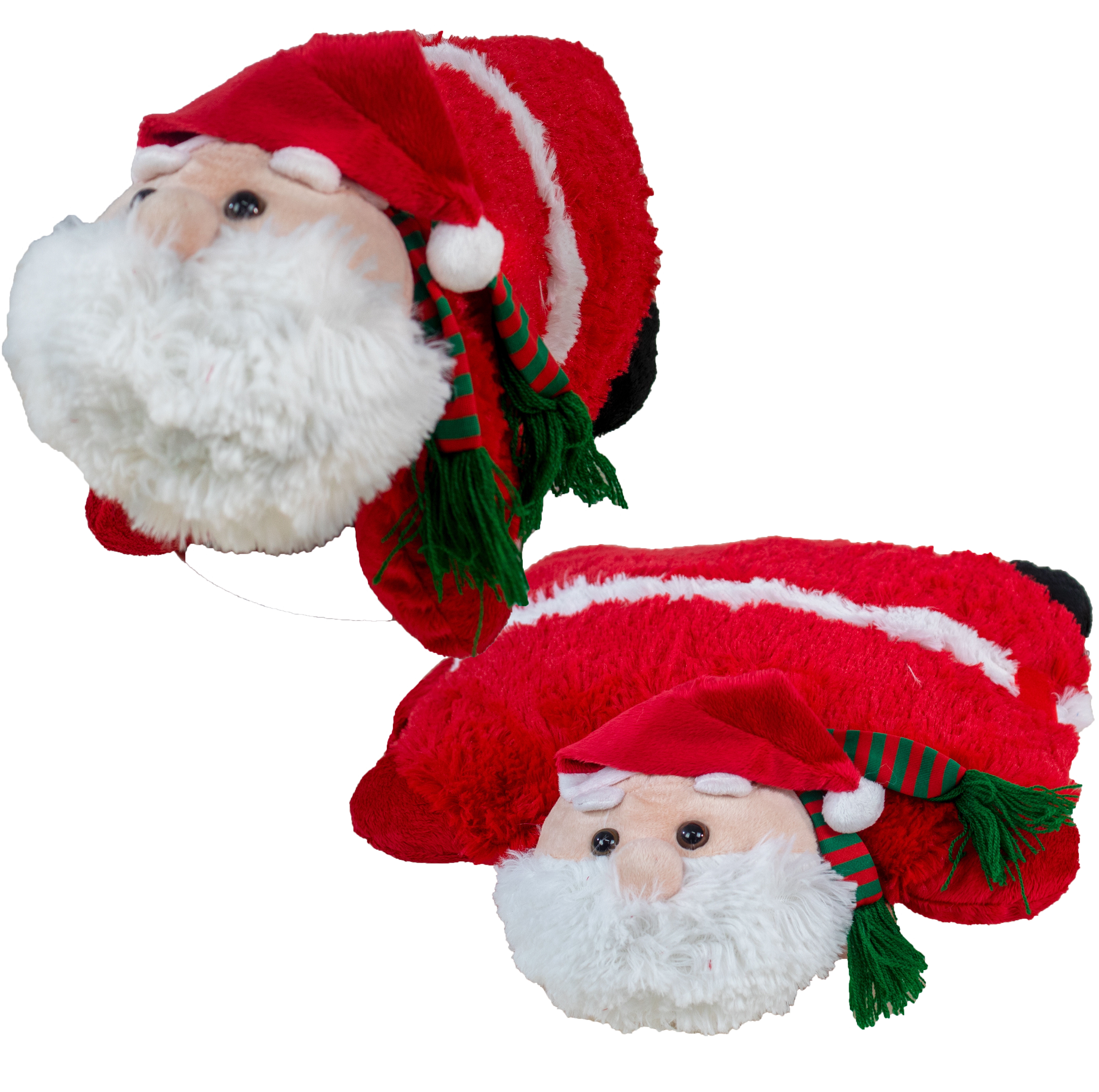 Santa Claus Plush Pillow 2-in-1 Pillow & Kid's Stuffed Pet Toy - Soft ...