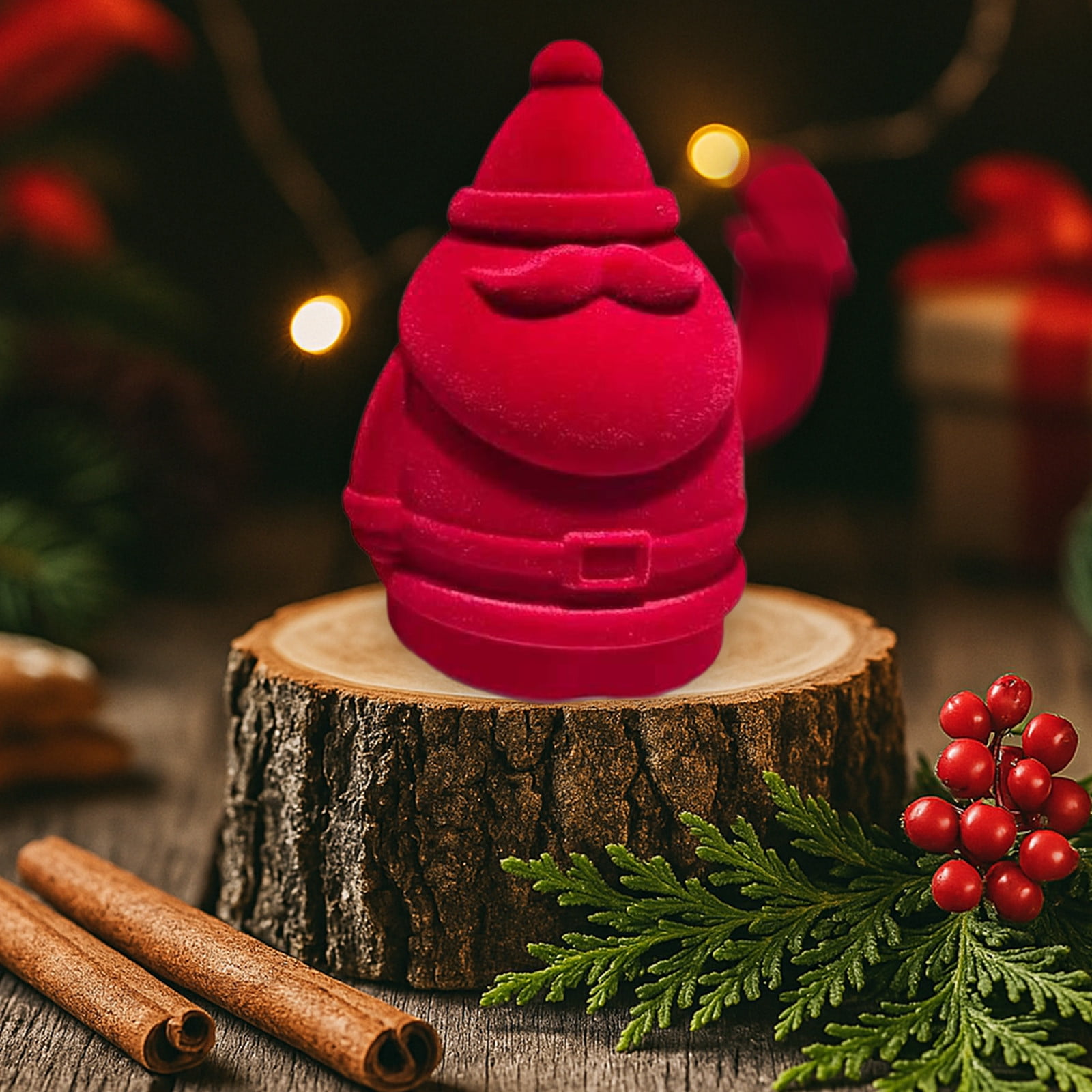 Santa Claus Rocker Christmas Home Decoration Toy | Festive Figurine ...