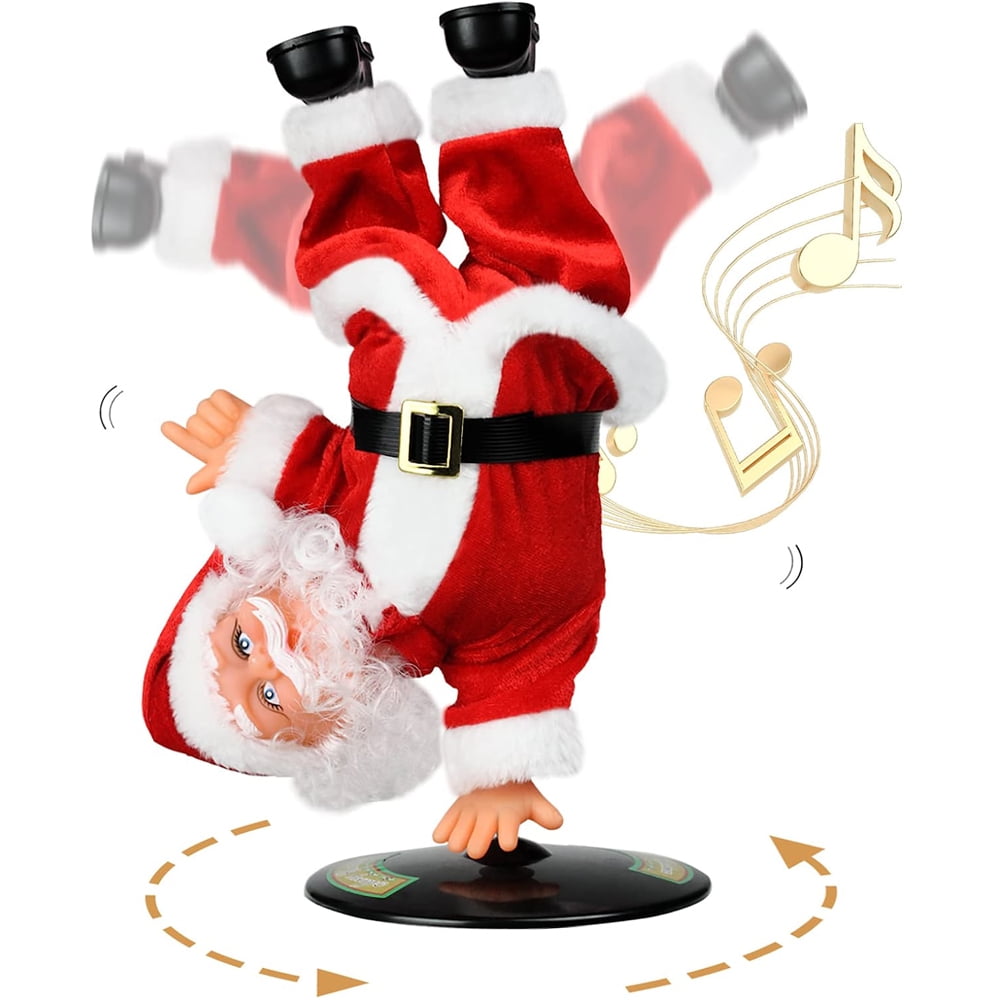 Animated Santa Claus - Singing, Dancing Plush Toy - Christmas Gift for Kids & Women - Walmart.com