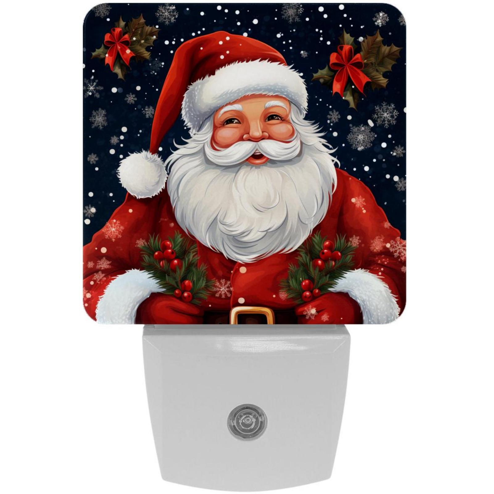 Santa Claus Square LED Night Lights - Small, Portable, and Energy ...