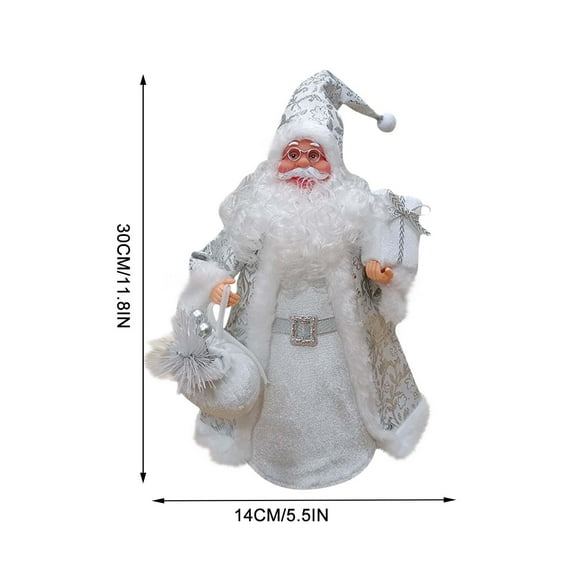 Santa Claus Tree Topper, Large Christmas Tree Topper Santa Hugger Xmas ...