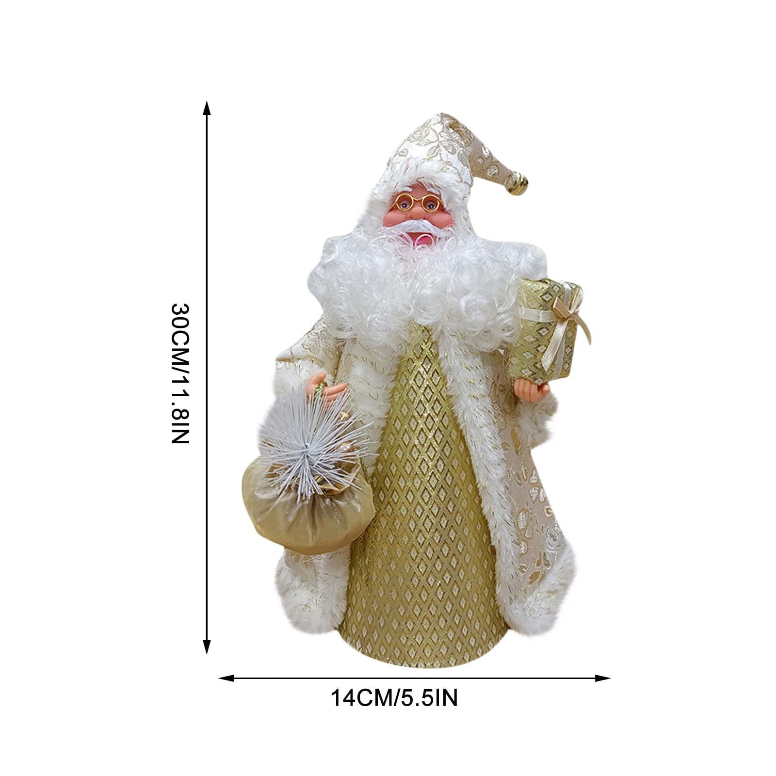 Santa Claus Tree Topper, Large Christmas Tree Topper Santa Hugger Xmas ...