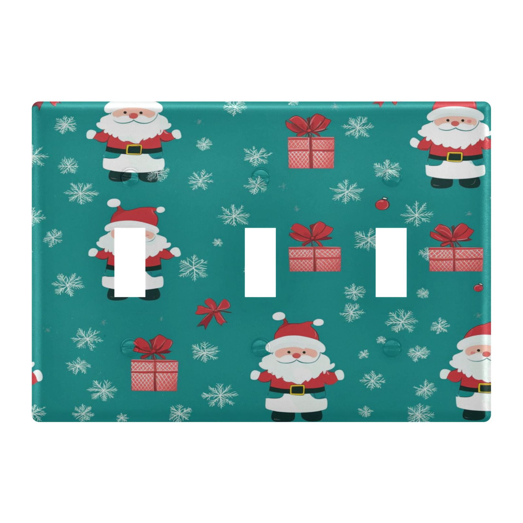 Santa Claus and Presents Decorative Light Switch Plates Switch Cover ...