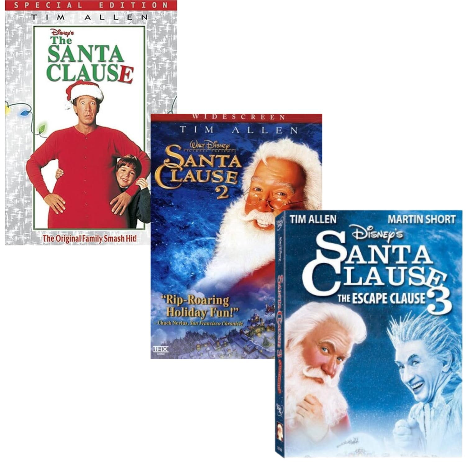 Santa Clause 3 Movie Collection Trilogy DVD - Walmart.com
