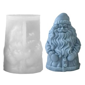 JDH silicone Faceless Santa Claus Candle Silicone Mold, DIY Christmas ...