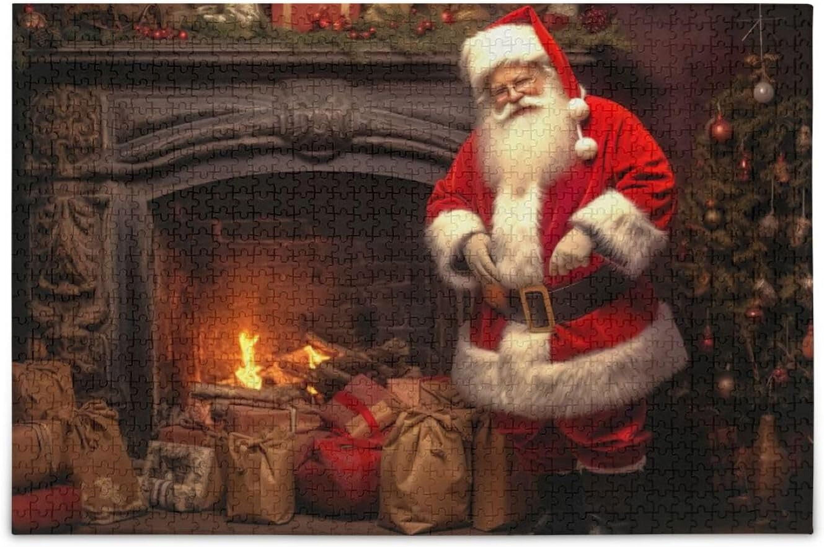 Santa Clause Jigsaw Puzzles 500 PiecesPuzzles for Adults Family Game ...
