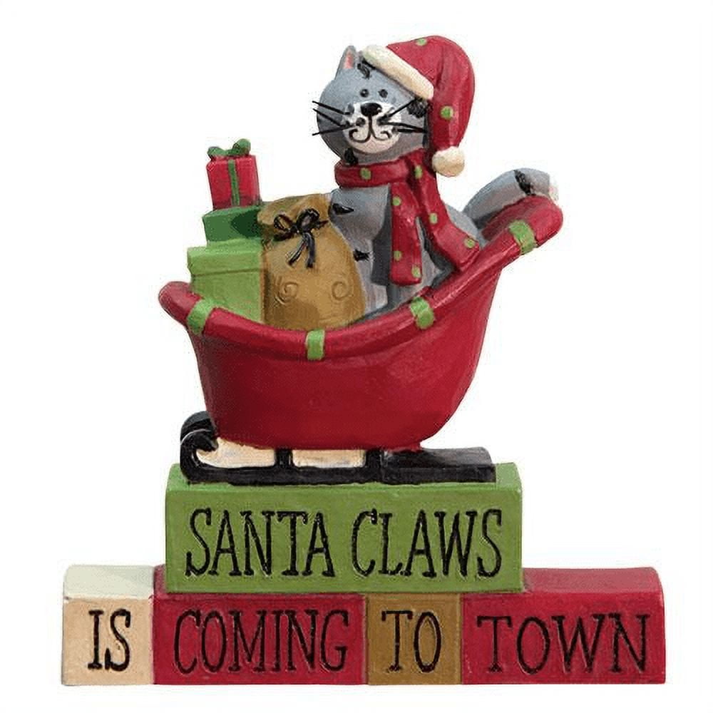 Santa Claws Cat in Sleigh - Walmart.com