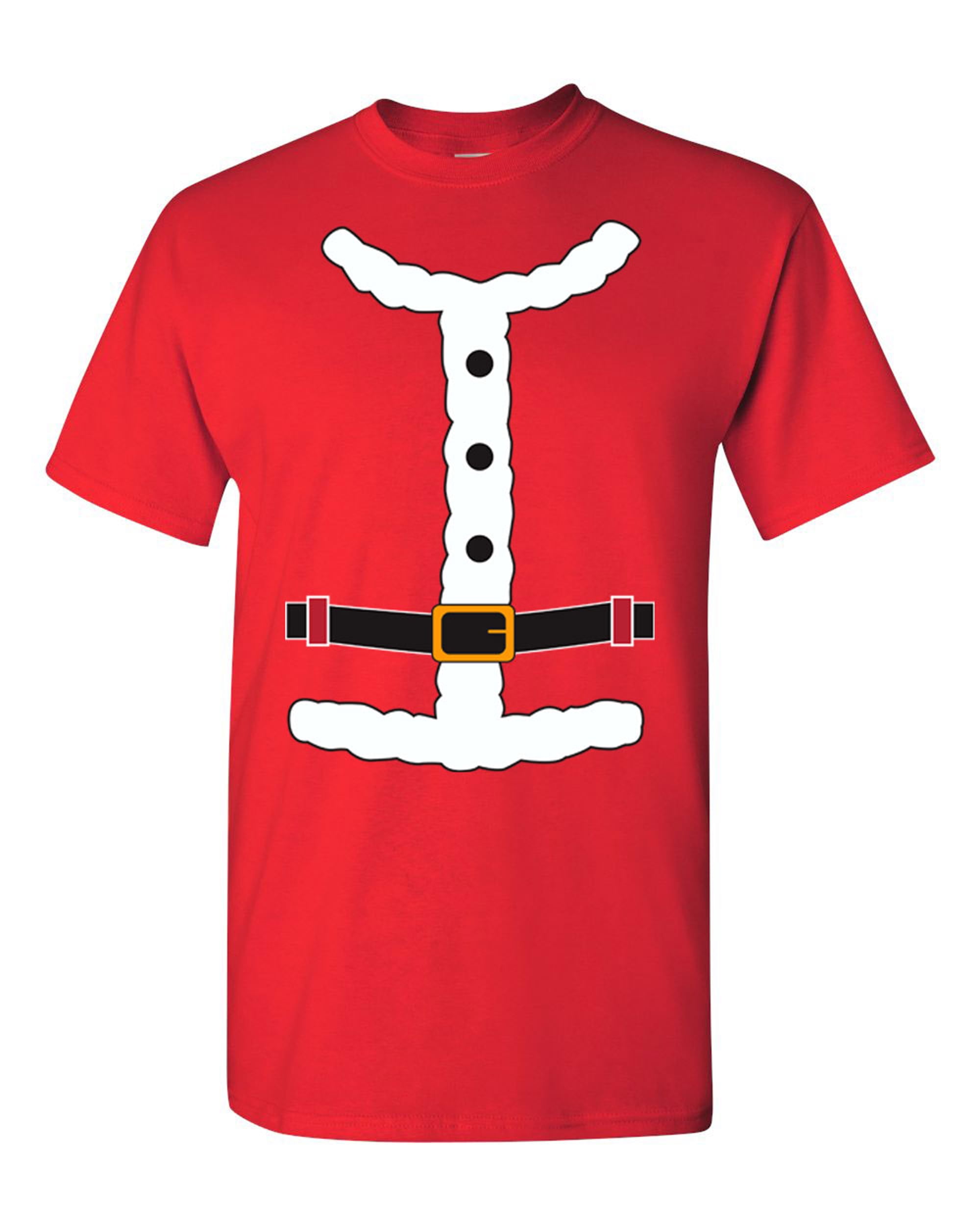 Santa Costume Adult DT T-Shirt Tee - Walmart.com