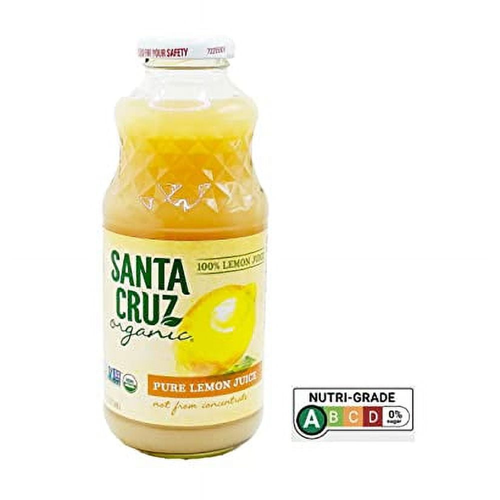 Santa Cruz, Lemon 100% Organic Juice, 16 Fl Oz - Walmart.com