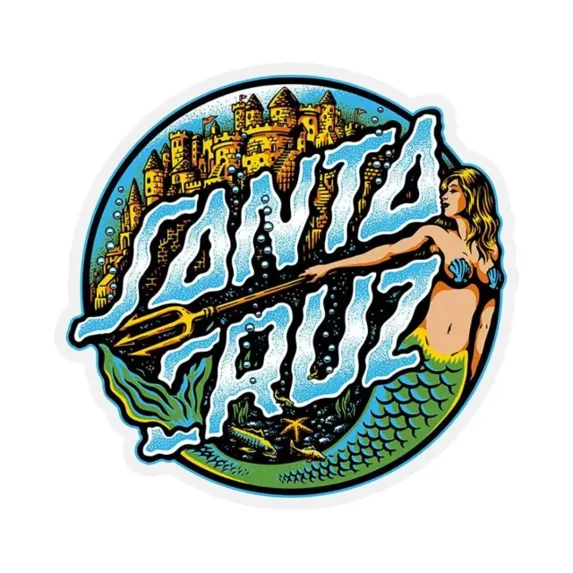 Santa Cruz Sticker Phone Decal Water Bottle Stickers Car Decals, Laptop ...