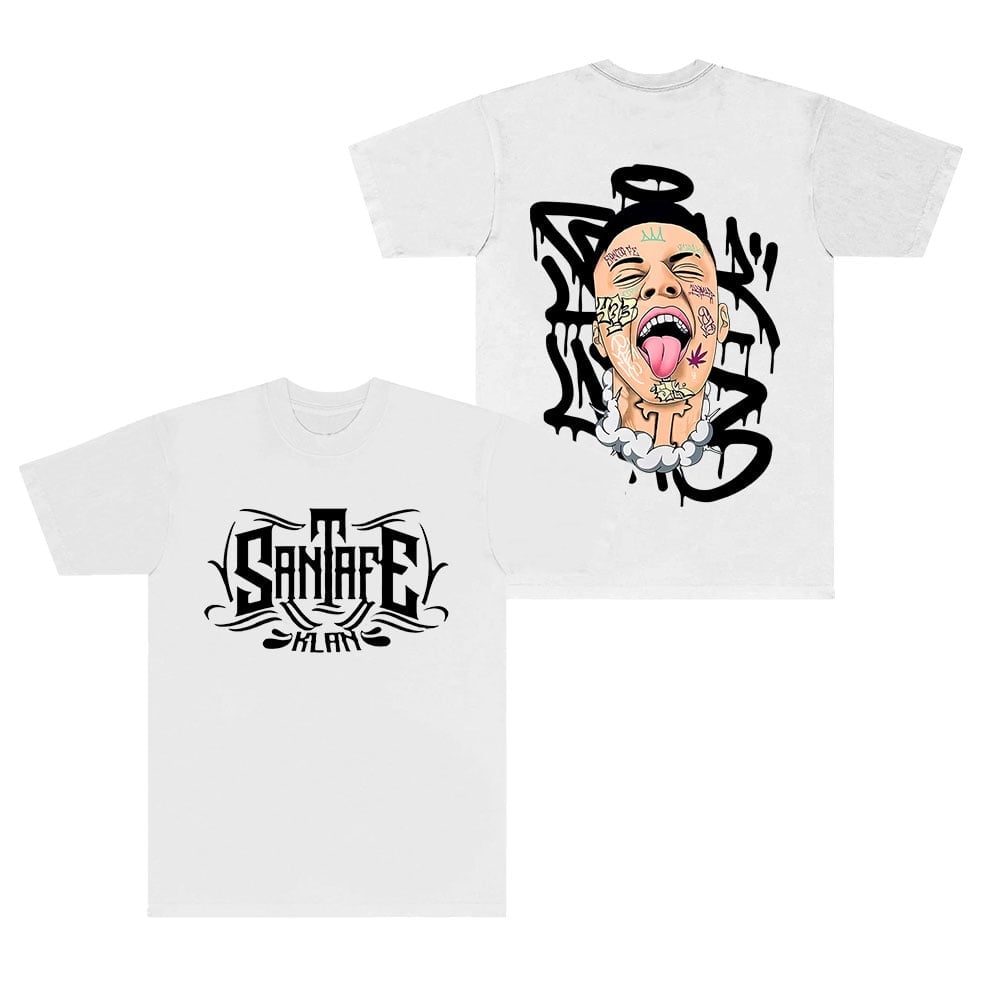 Santa Fe Klan Angel Face Merch T-shirt Summer Fashion Short Sleeve Top ...