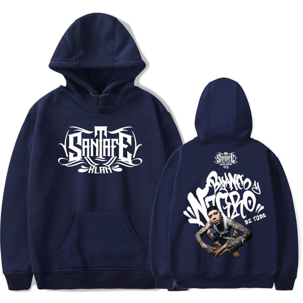 Santa Fe Klan Blanco y Negro Tour 2025 Merch Hoodie unisex fashion ...