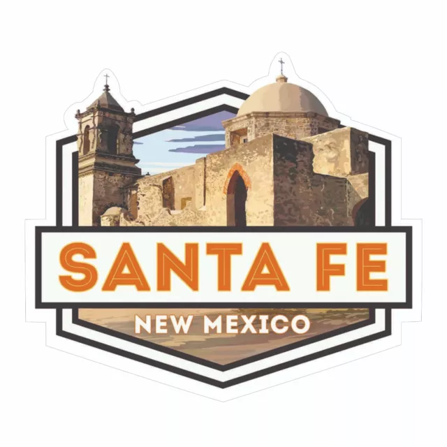 Santa Fe New Mexico Sticker Phone Decal Water Bottle Stickers Car ...