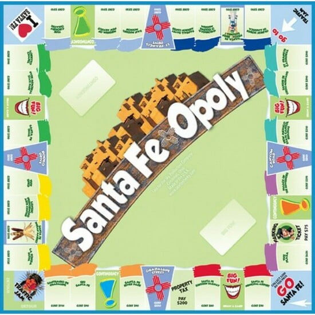 Santa Fe Opoly Board Game, by Late for the Sky - Walmart.com