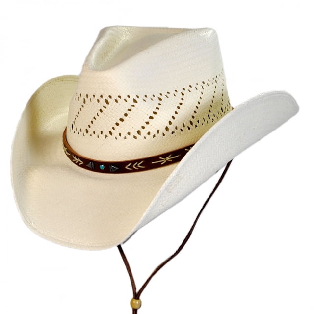 Santa Fe - Stetson Shantung Straw Cowboy Hat - TSSTFE - Walmart.com