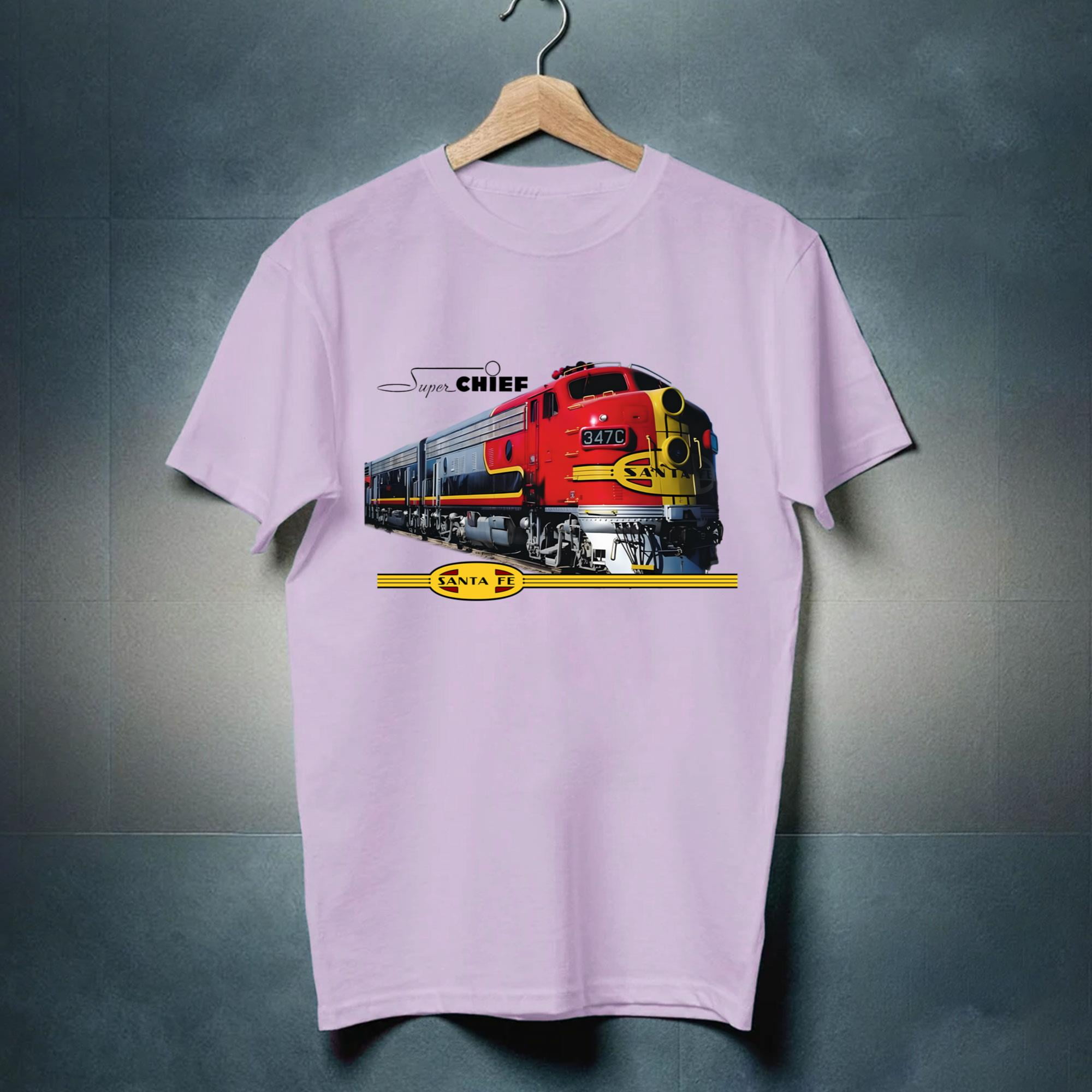 Santa Fe Super Chief F7 Warbonnet Train T-Shirts - Walmart.com