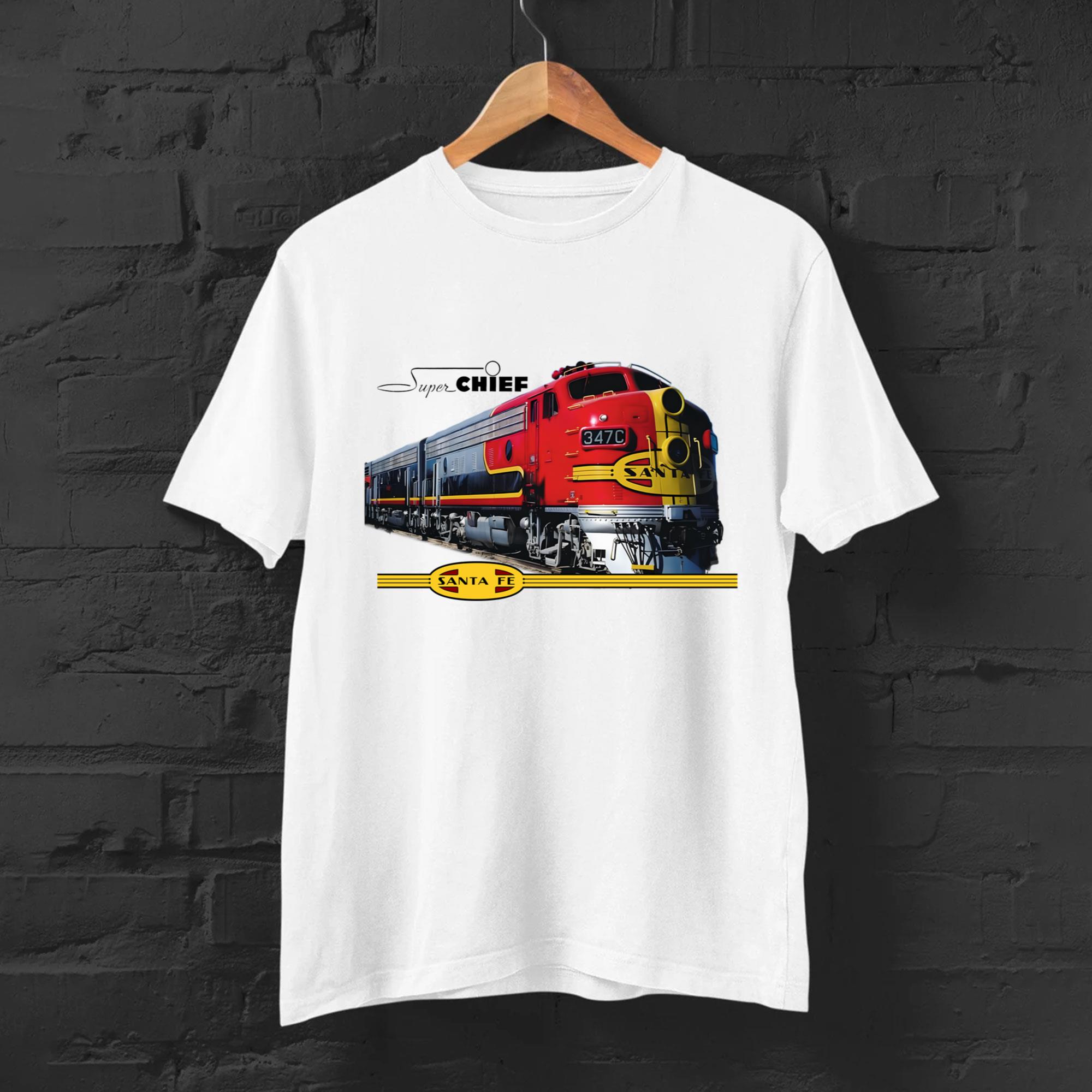 Santa Fe Super Chief F7 Warbonnet Train T-Shirts - Walmart.com