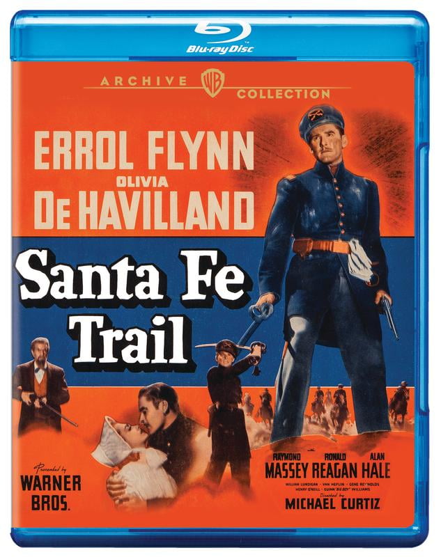 Santa Fe Trail (Blu-ray) Raymond Massey Errol Flynn Alan Hale Henry O'Neill Joseph Sawyer ...