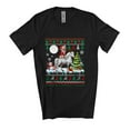Santa Golden Retriever Riding Horse Reindeer; Merry Christmas Sweater ...