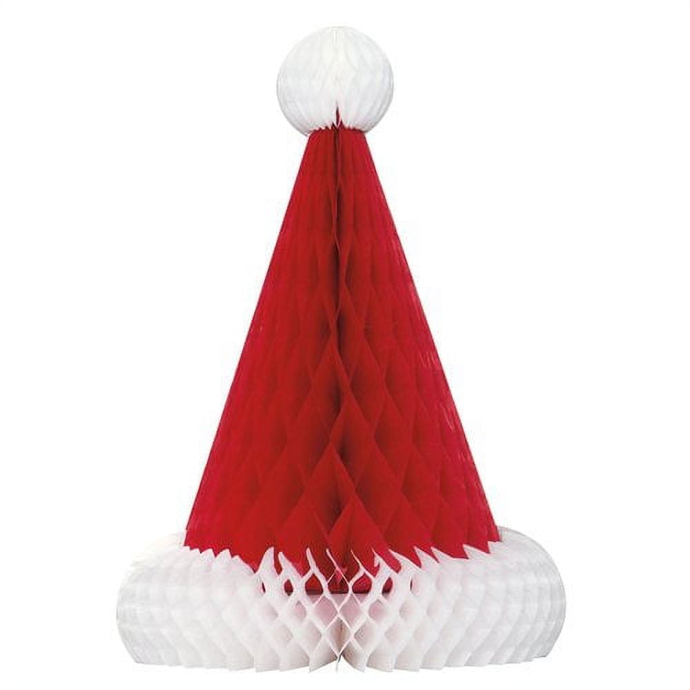 Santa Hat Christmas Centerpiece Decoration, 12in - Walmart.com