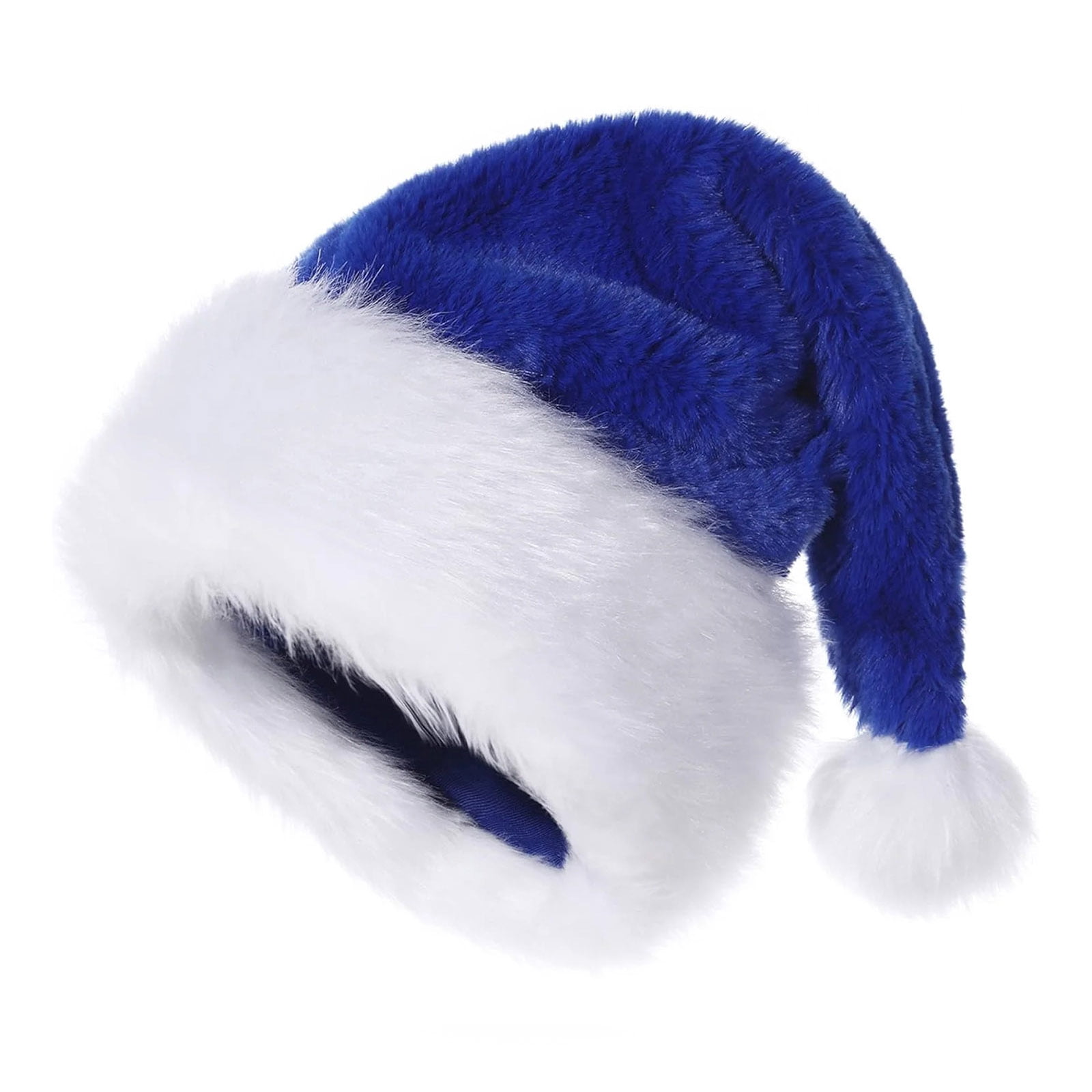Santa Hat Christmas Hat Xmas NewYear Festive Holiday Party Supply Plush ...