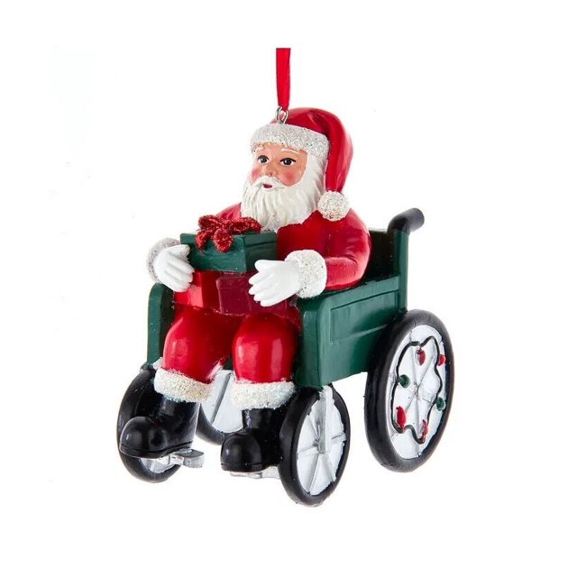 Santa In Wheelchair Ornament - Walmart.com