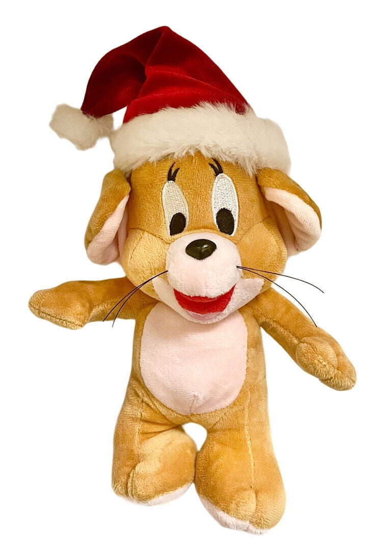 Santa Jerry Mouse From Tom & Jerry Cartoon Plush Doll Soft Stuffed 7 ...