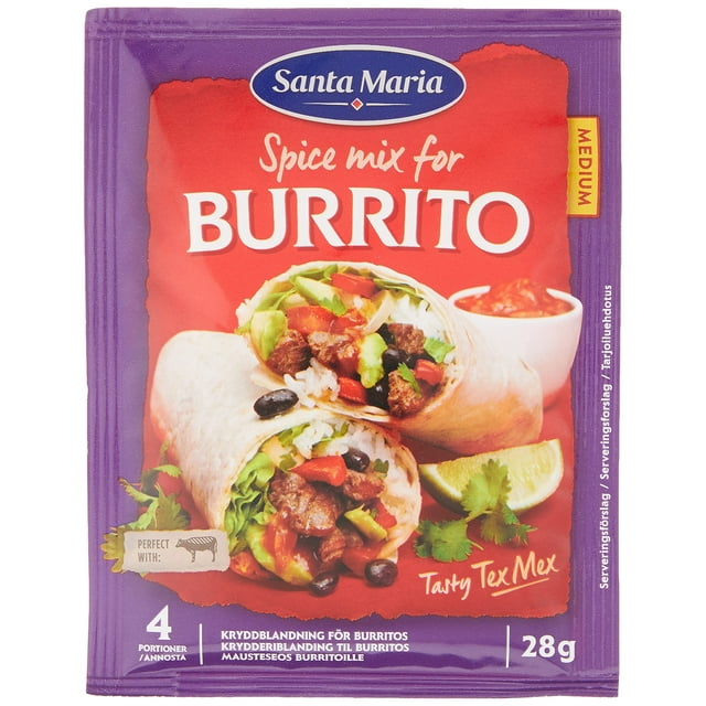 Santa Maria Burrito Seasoning TSF6 Spice Mix - Mexican Seasoning for ...