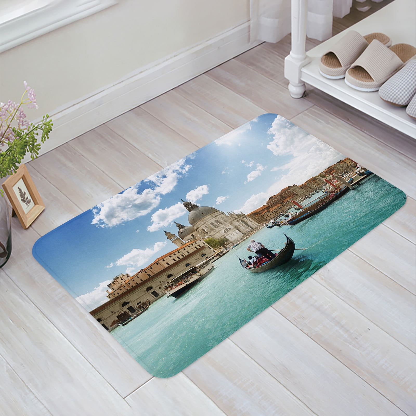 Santa Maria Della Salute Church Venice Italy Bathroom Mat Carpet ...