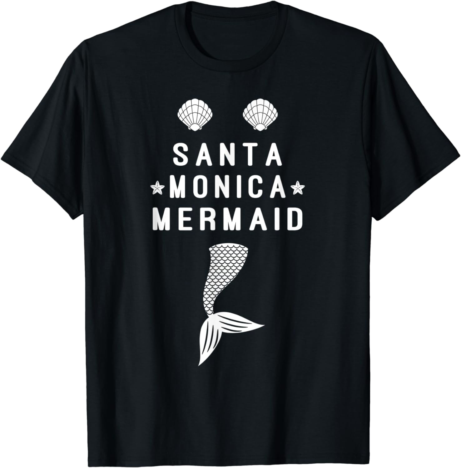 Santa Monica Mermaid - CA - Summer Beach Vacation T-Shirt - Walmart.com