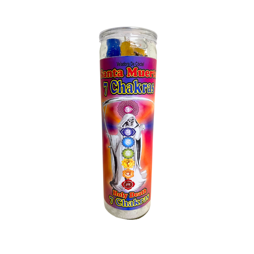 Santa Muerte 7 Chakras Prepared Candle - Walmart.com