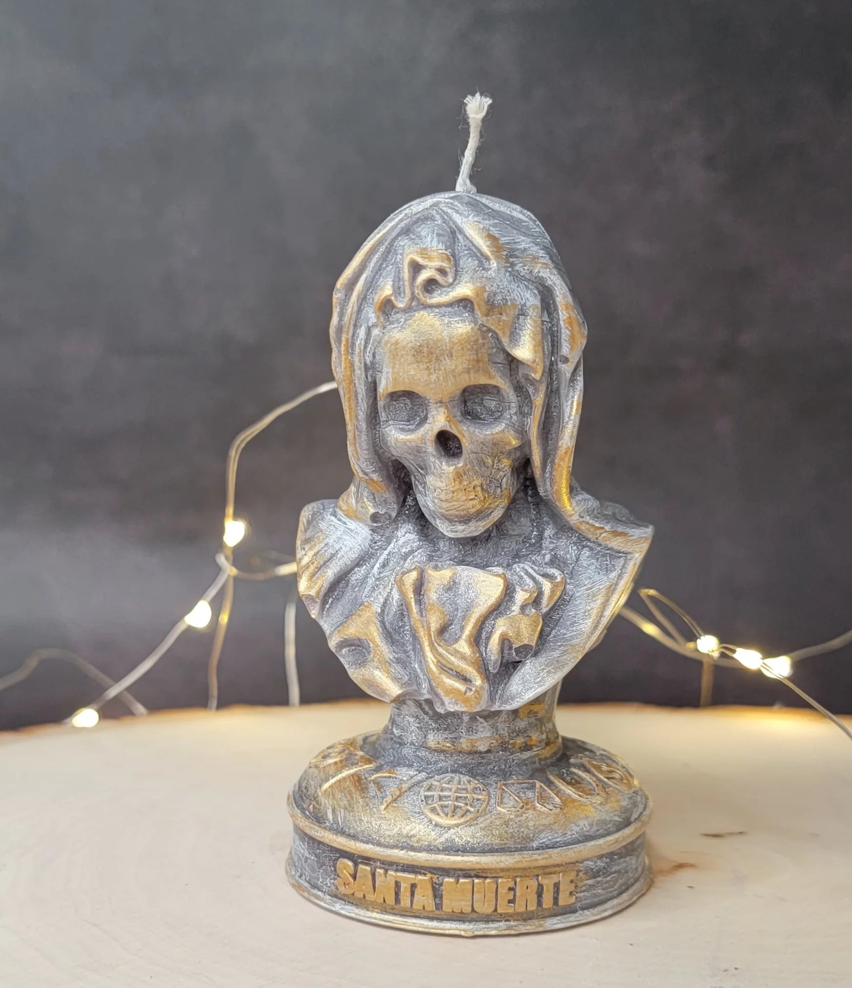 Santa Muerte pillar candle - Holy Death Candle - Walmart.com