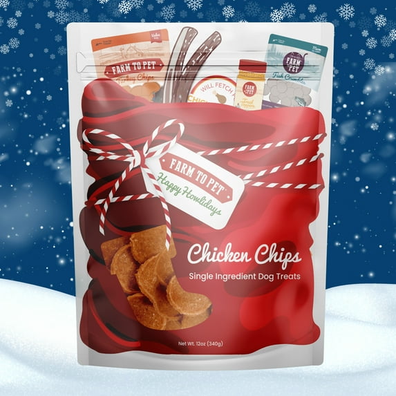 Santa Paws' Chicken Chips Gift Sack - Walmart.com