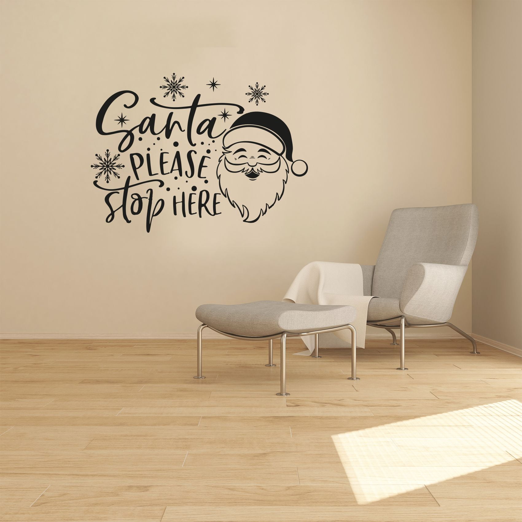 Santa Please Stop Here Christmas Quote Holiday Seasons Merry Christmas ...