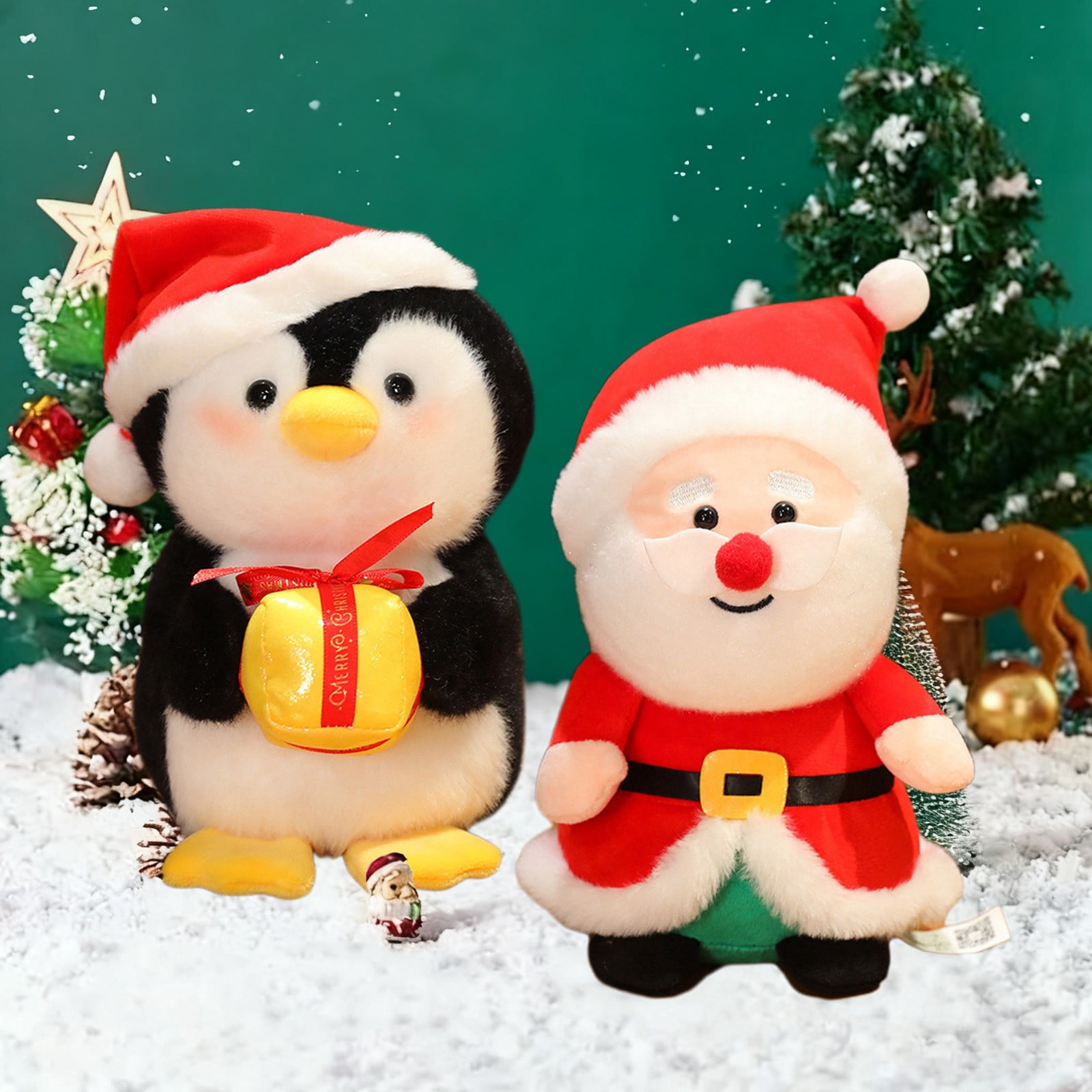 Santa PlushToyunder $5! Xqxayjr Christmas Gift Santa Sleigh Series ...
