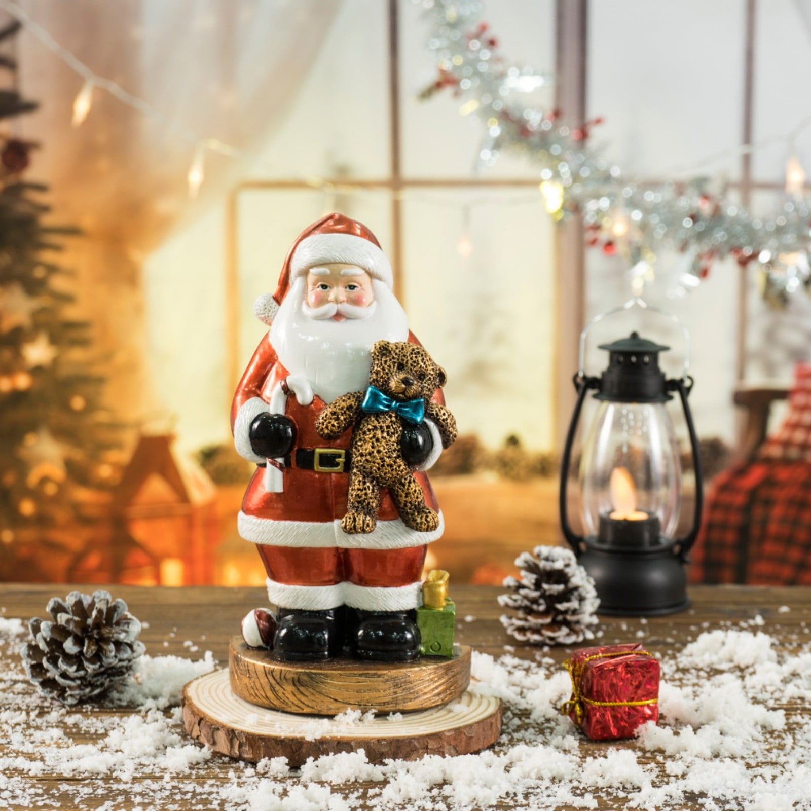 Santa Resin Desktop Ornament for Magical Holiday Celebrations and ...